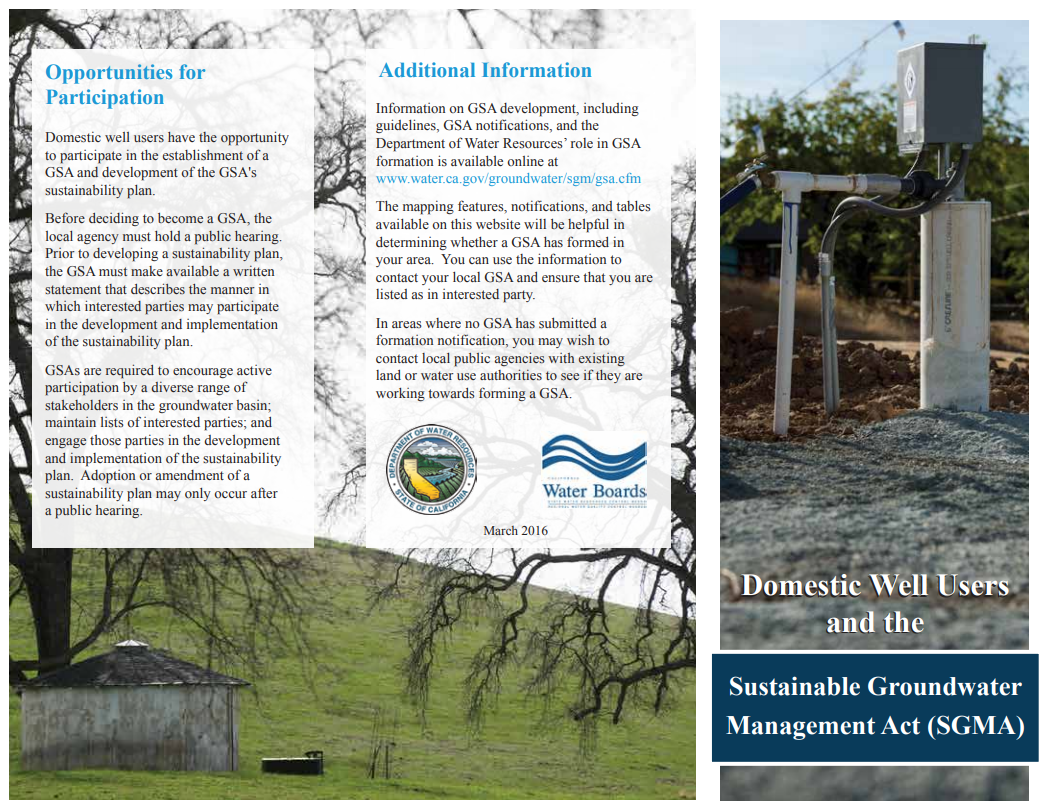 SGMA Groundwater Management